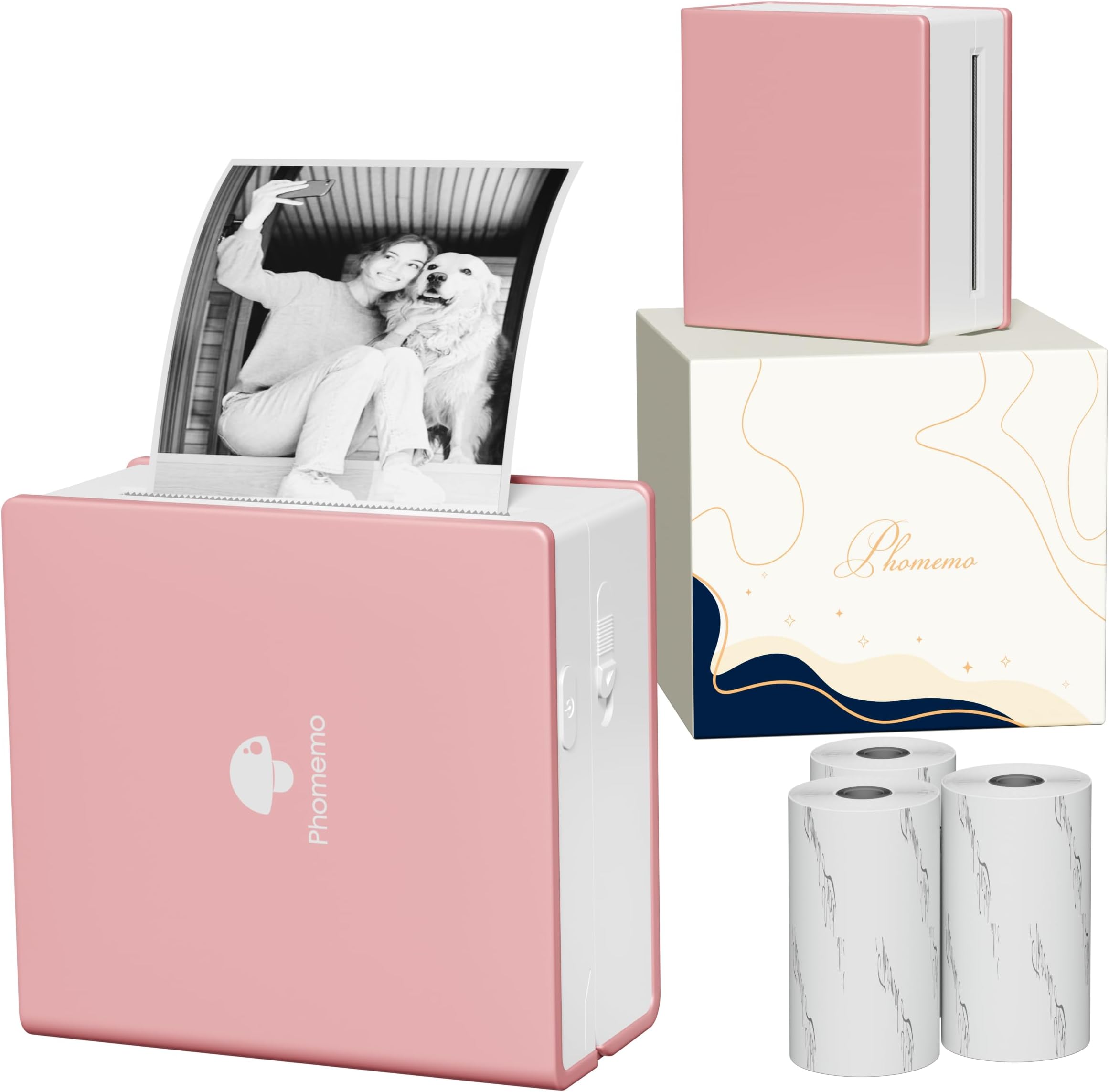 Liene Mini Imprimante, 2 x 3 Imprimante Photo Portable avec 50 Zink ...