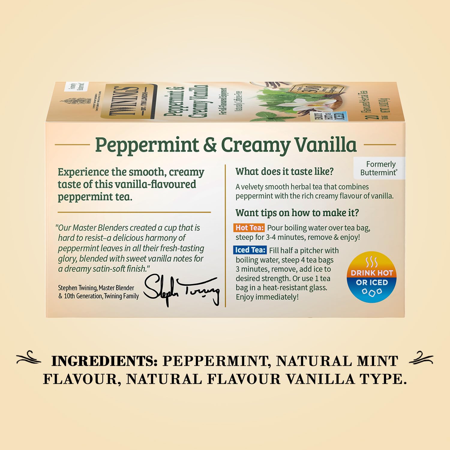 Snapklik.com : Twinings Peppermint & Creamy Vanilla Tea - A Crisp ...