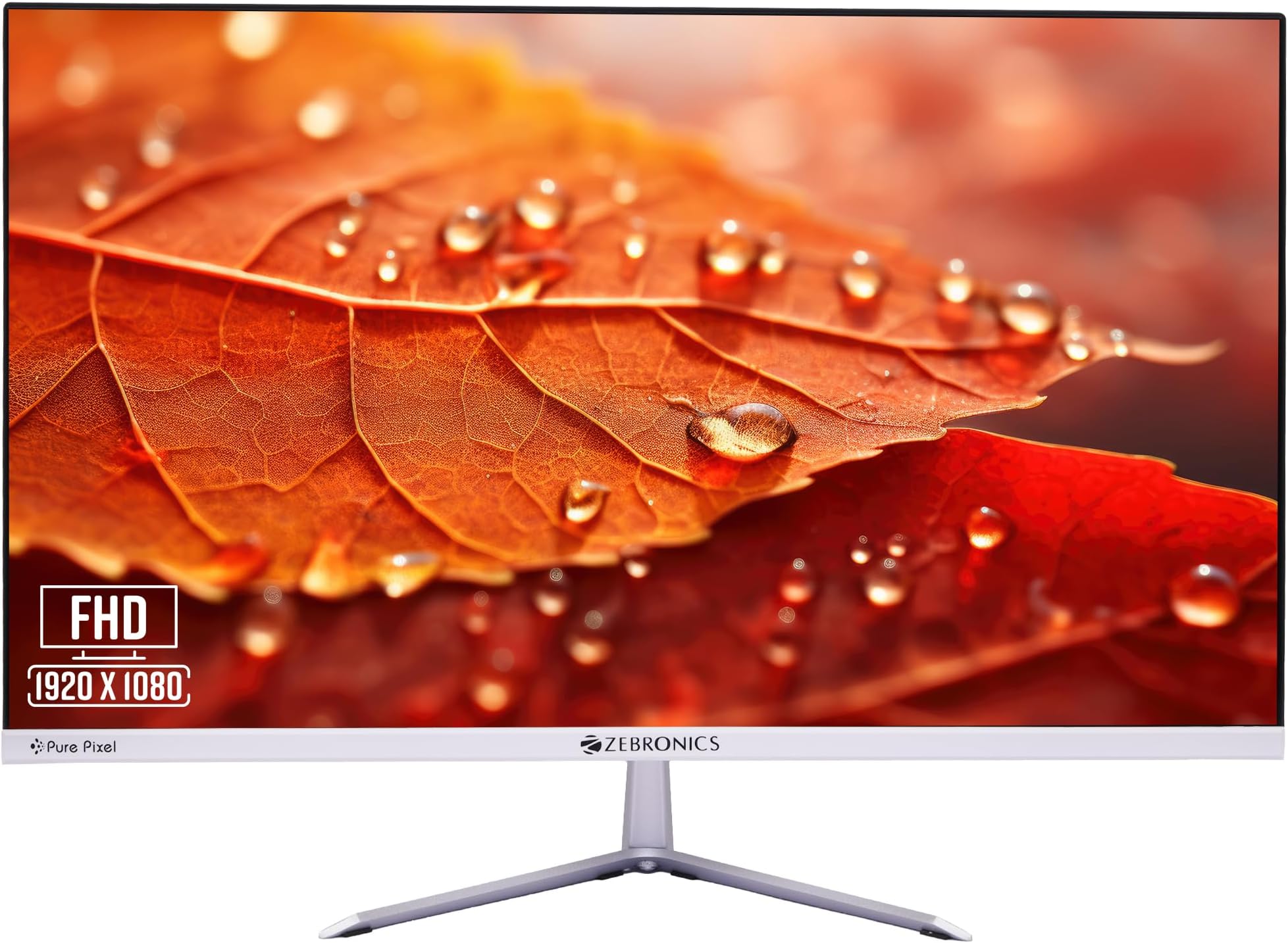 ZEBRONICS 24 Inch FHD LED Monitor with IPS Display, 75Hz Refresh Rate ...