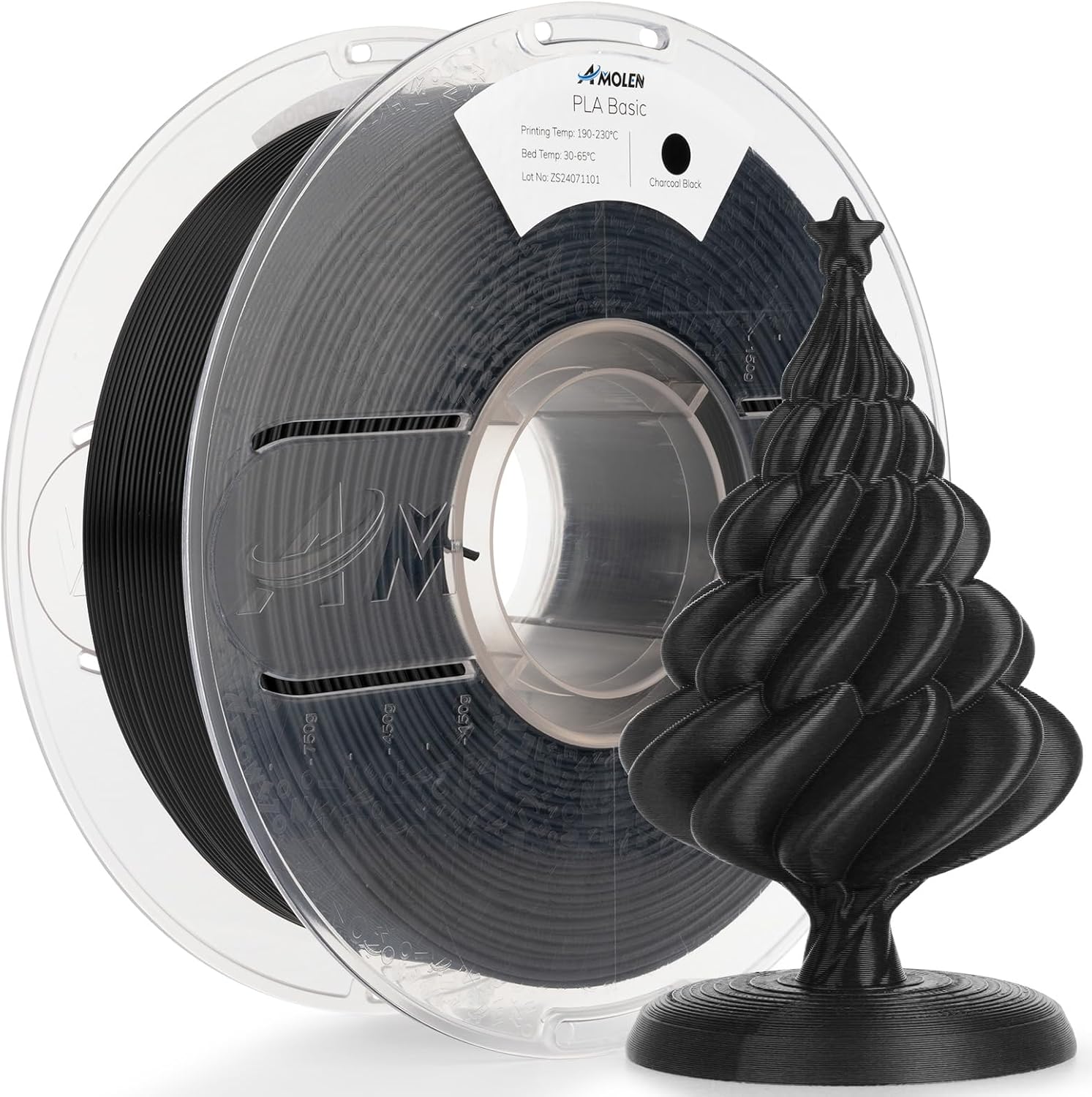 Amazon.com: AMOLEN 3D Printer Filament PLA, True High Speed 600mm/s 1 ...