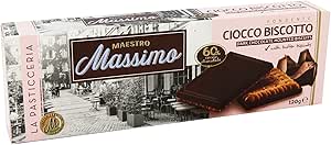 MAESTRO MASSIMO - CIOCCO BISCOTTO CHOCOLATE MOUNTED BISCUITS 120G x ...