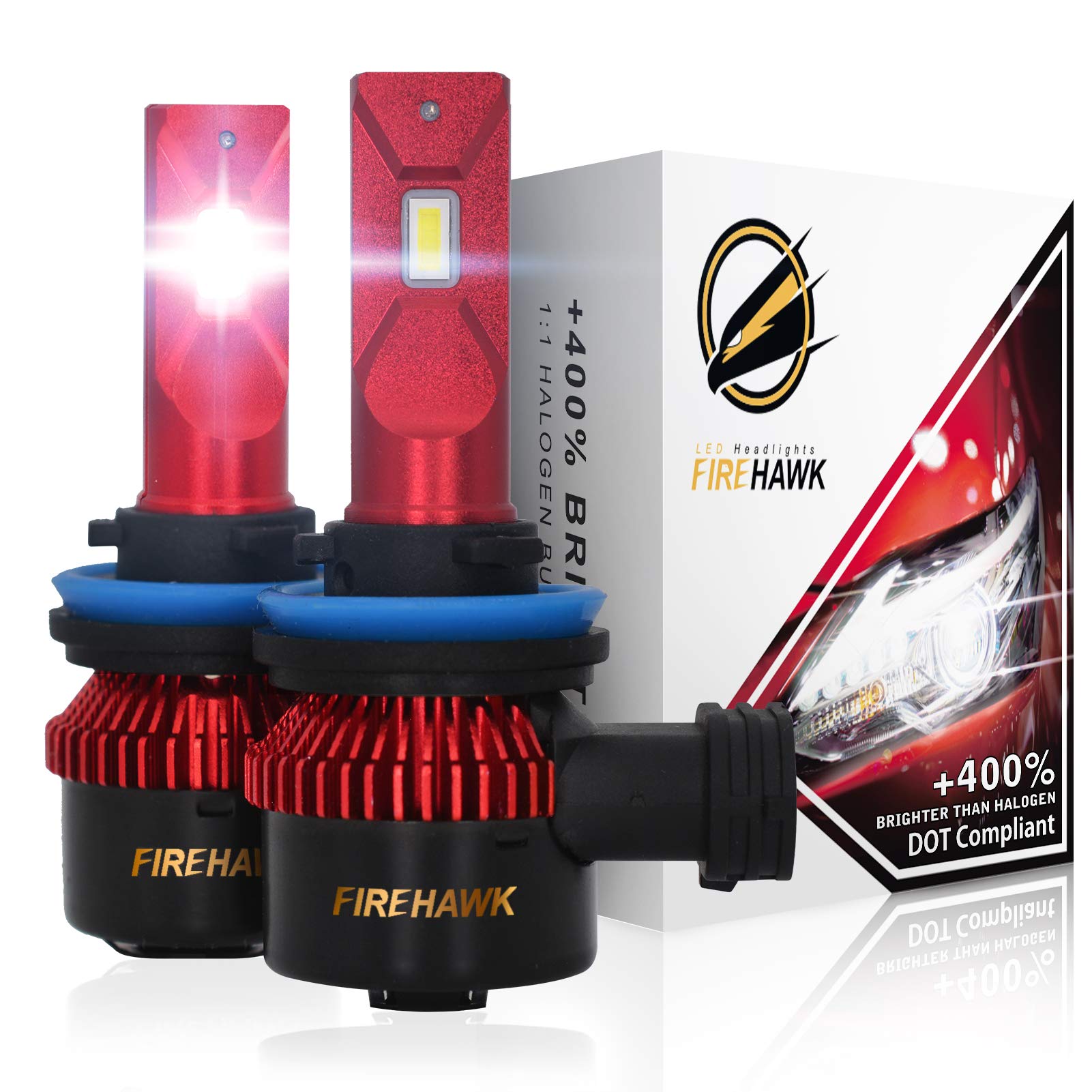 Firehawk 2022 New H11 H8 H9 H16 Led Bulbs 15000lm | Desertcart Bahamas