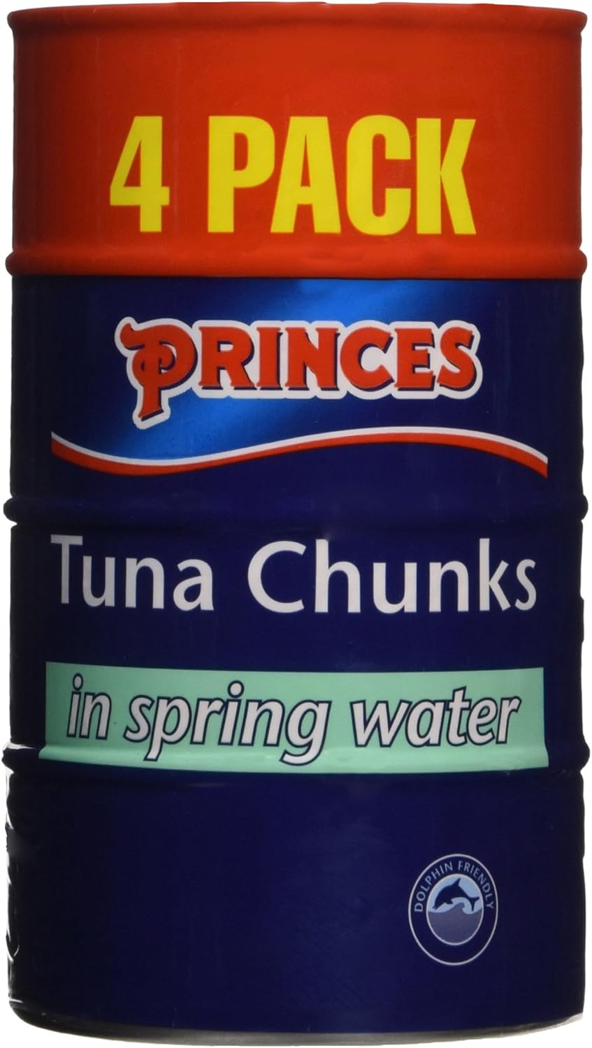 Princes Tuna Chunks in Spring Water, 4 x 160g : Amazon.co.uk: Grocery