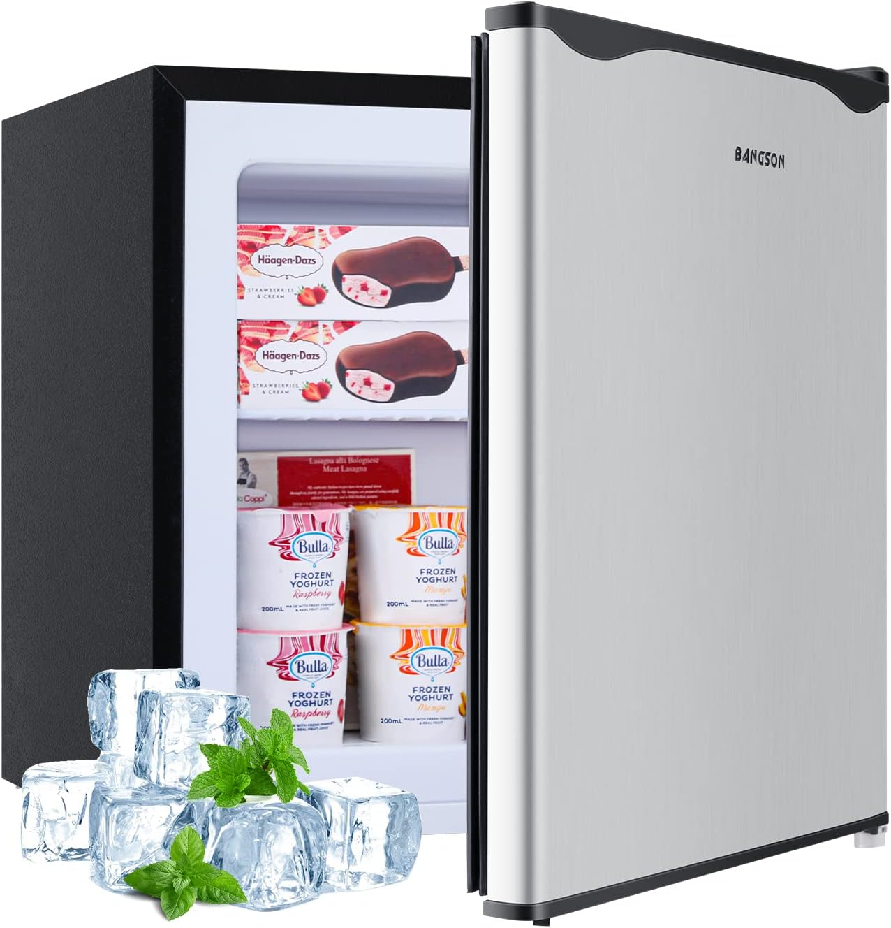 Amazon.com: Kismile Upright Freezer,3.0 Cu.ft Mini Freezer with ...
