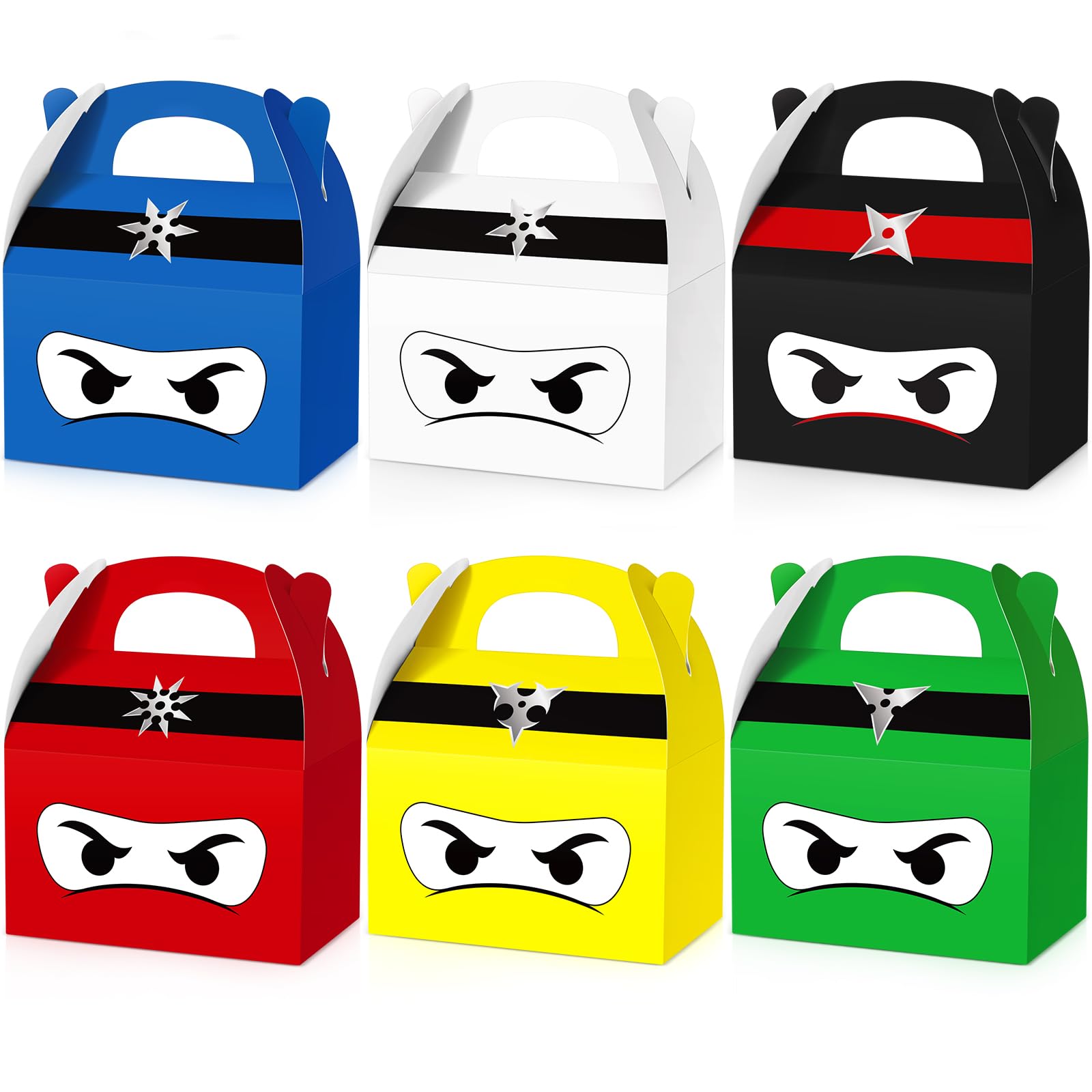 Amazon.com: Chivertion 24 Pcs Ninja Treat Boxes 5.9 x 3.5 Inch Ninja Warrior Party Gift Boxes ...
