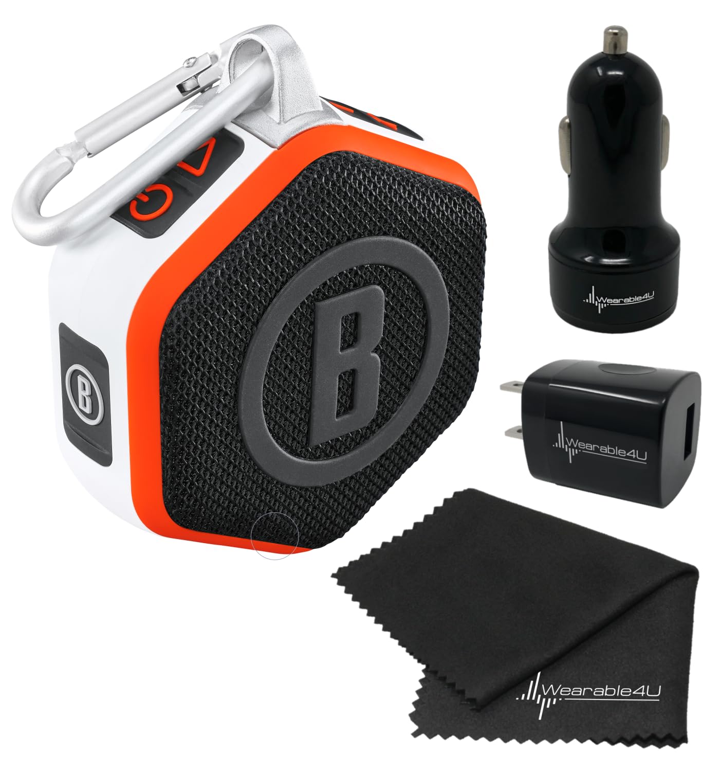 Amazon.com: Bushnell Wingman Mini Orange/White GPS Bluetooth Speaker ...