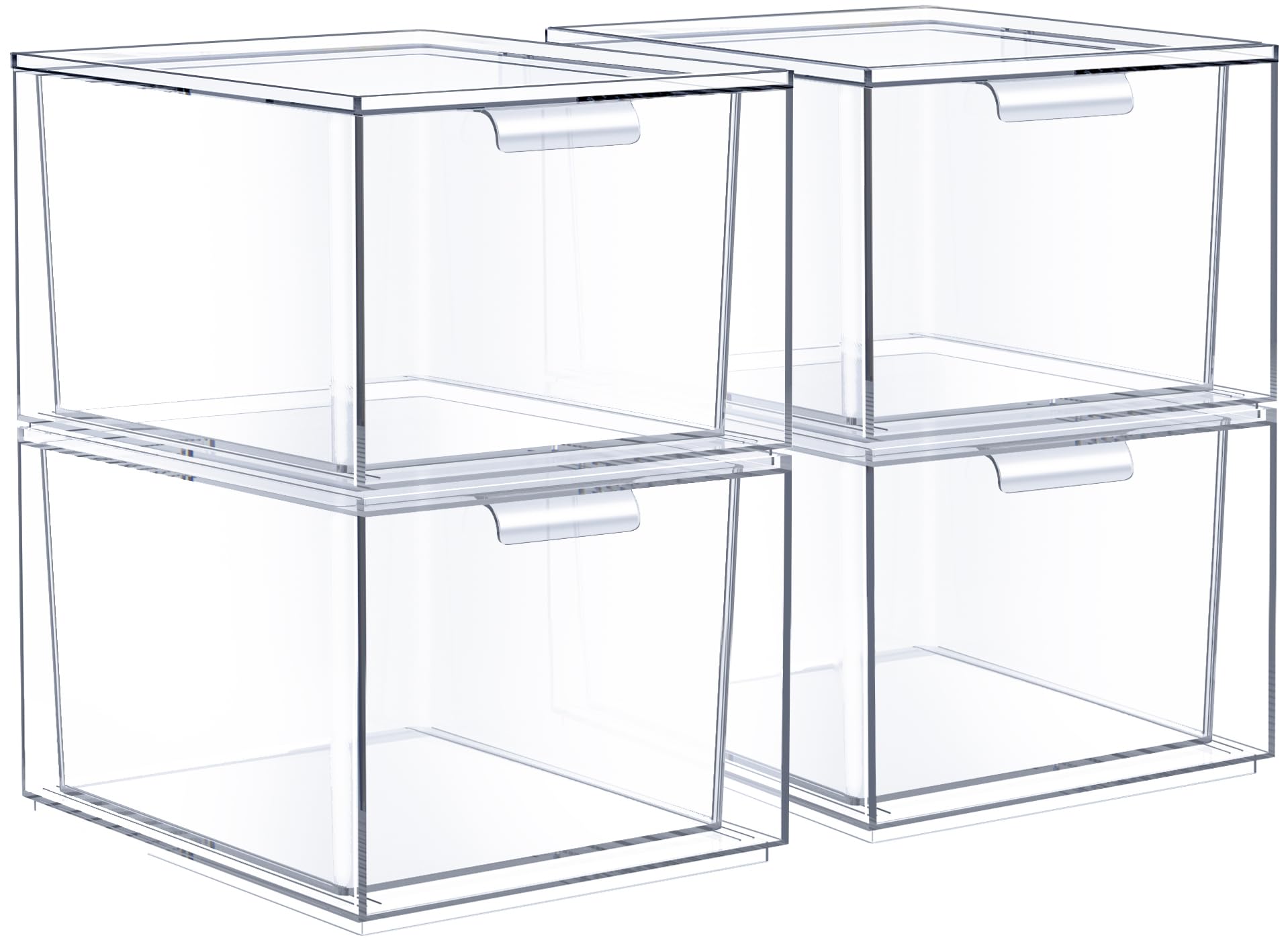 Amazon.com: Sorbus Stackable Acrylic Drawers - Clear Make Up Organizers ...