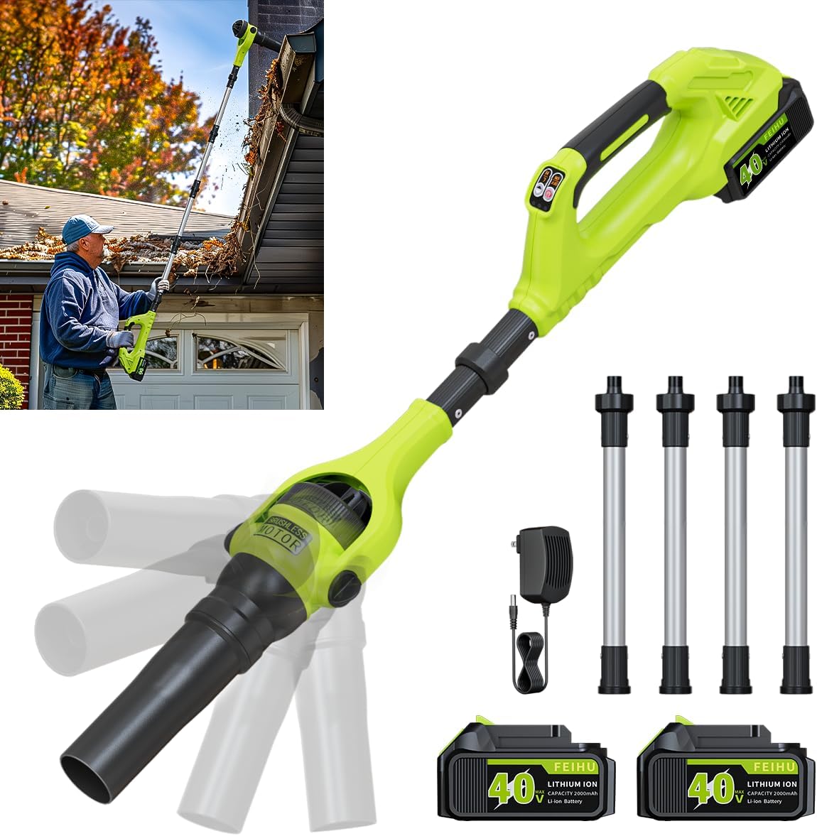 Amazon.com: Ryobi Expand-It 140 MPH 475 CFM Universal Axial Blower ...