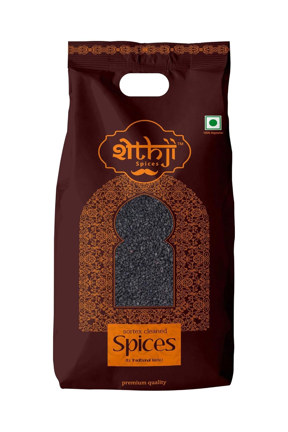 Shethji Black Sesame Seeds (Kala Til) Premium, Black Til 1 Kg : Amazon ...