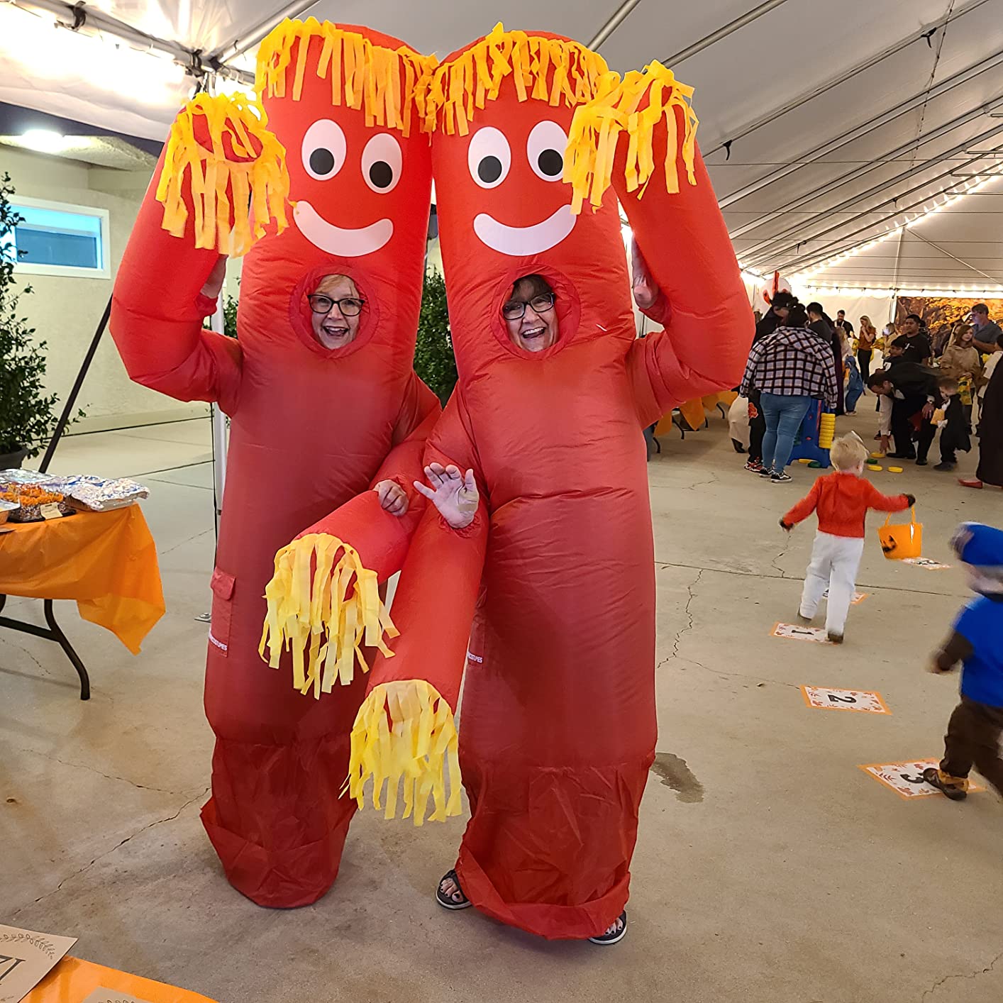 $8/mo - Finance Morph Inflatable Tube Man Costume Adult Wavy Arm Blow ...