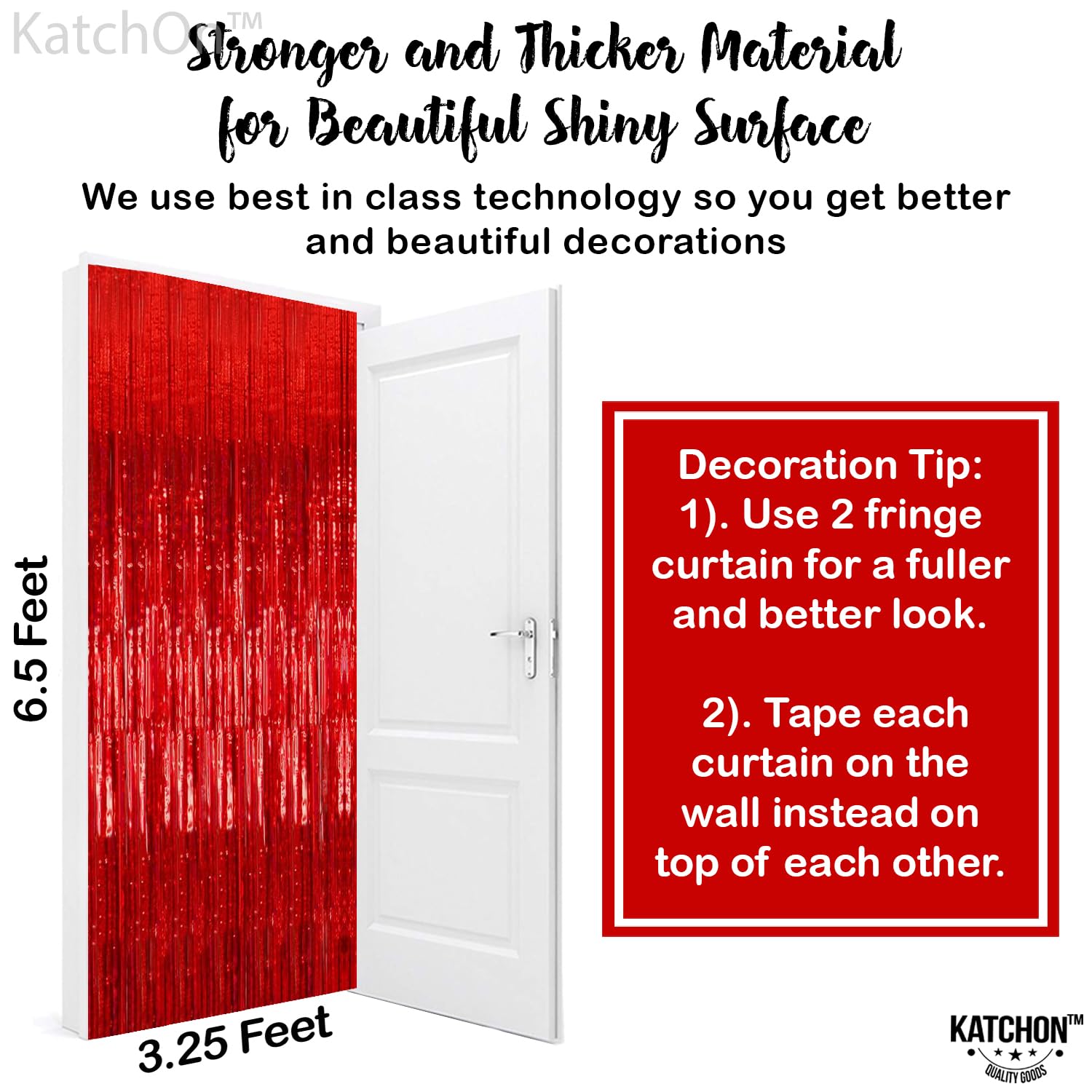 Snapklik.com : Red Streamers Party Decorations - XtraLarge 32x65 Feet ...