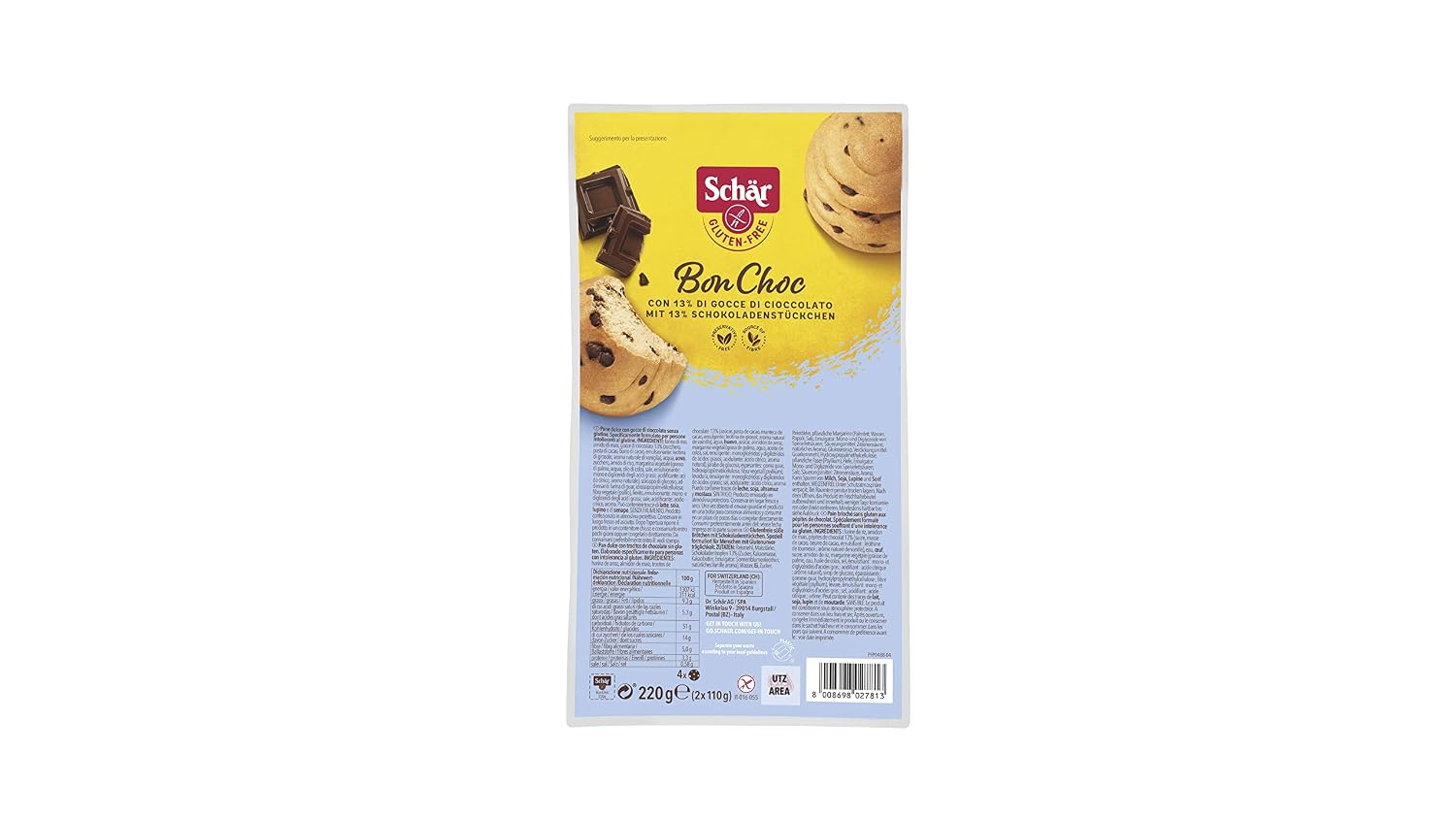 Schär Bon Choc - Schokobrötchen glutenfrei 220g, 6er Pack : Amazon.de ...