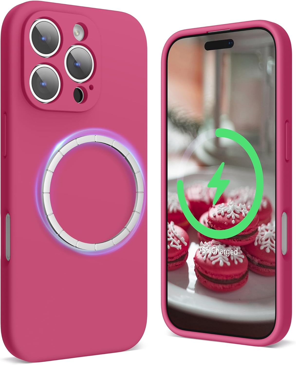 Amazon.com: SURPHY Designed for iPhone 16 Pro Case Compatible with ...