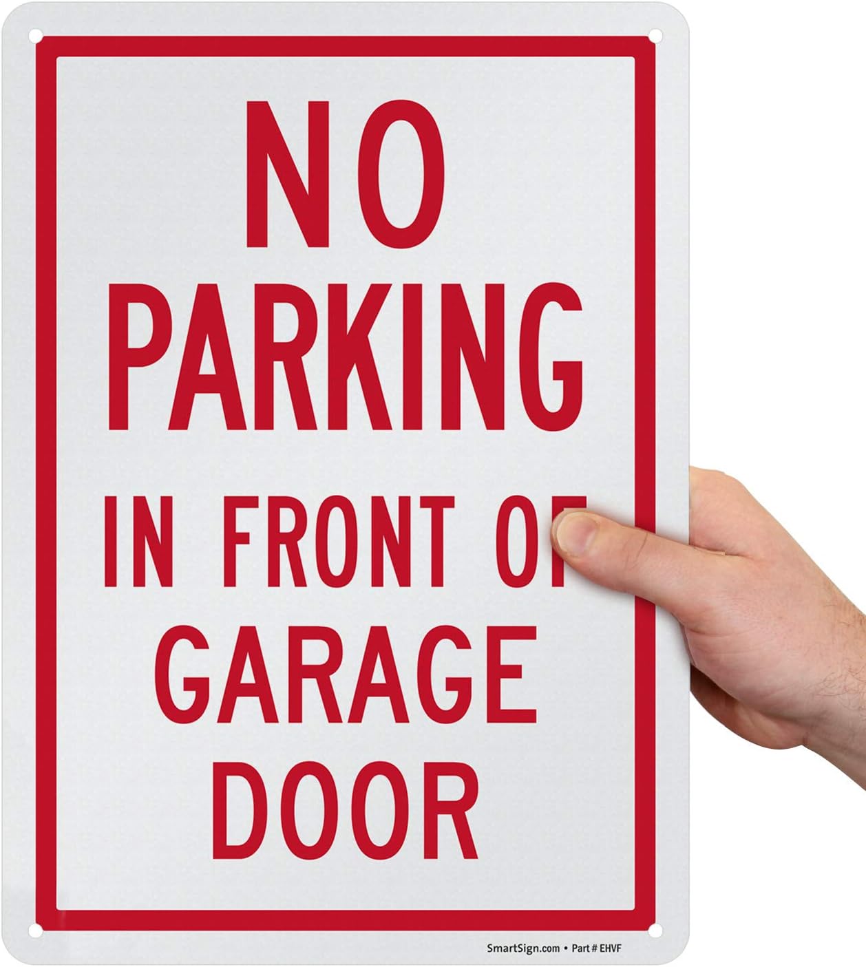 Amazon.com: (2 Pack) Do Not Block Garage Door Signs, No Parking Signs ...