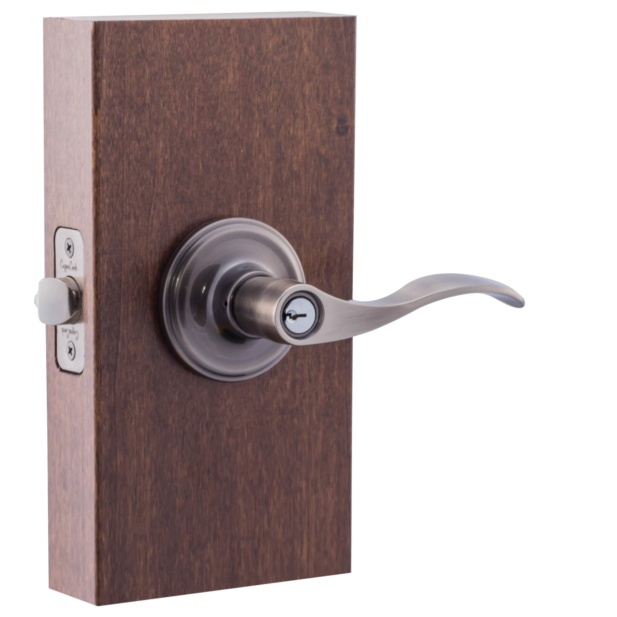 Kwikset 730AVL-15 Austin Privacy Door Lock Satin Nickel Finish