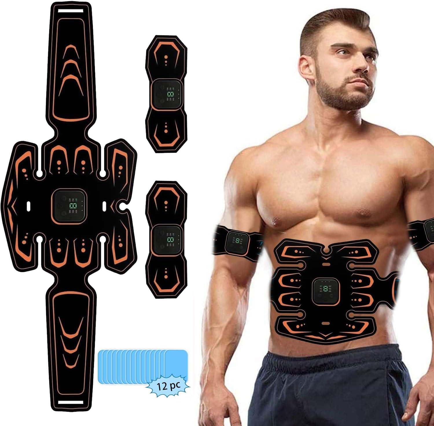 Moonssy ABS Trainer Muscle Stimulator,EMS Training Device,Electric ...