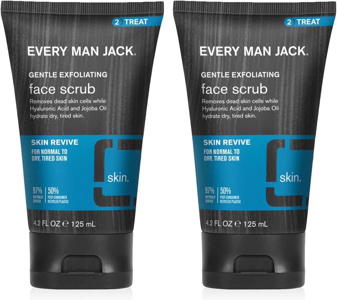 Amazon.com: Every Man Jack Skin Clearing Face Scrub, Fragrance Free, 4. ...