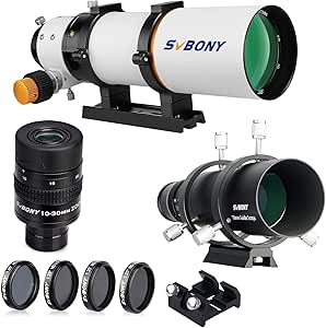 Amazon.com : SVBONY SV503 Telescope 70ED, Bundle with SV139 Telescope Filter Moon Filter Kit ...