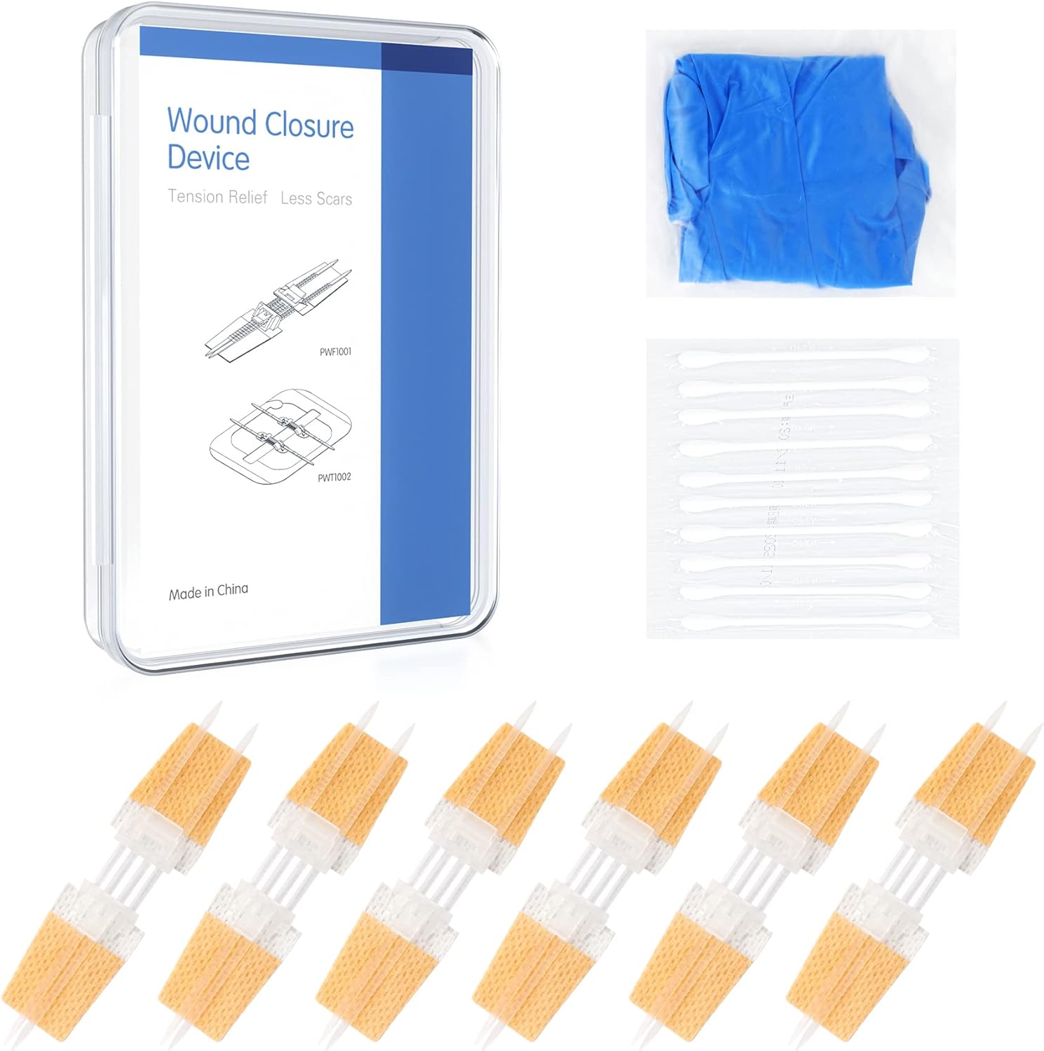 Amazon.com: SEABIRD Emergency Wound Closure Device, Zip Wound Closure ...