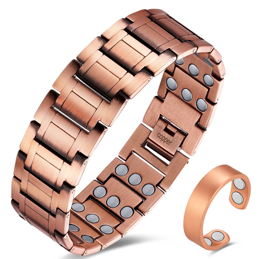 Amazon.com : Cigmag 3X Copper Bracelet for Men Triple Ultra Strength ...