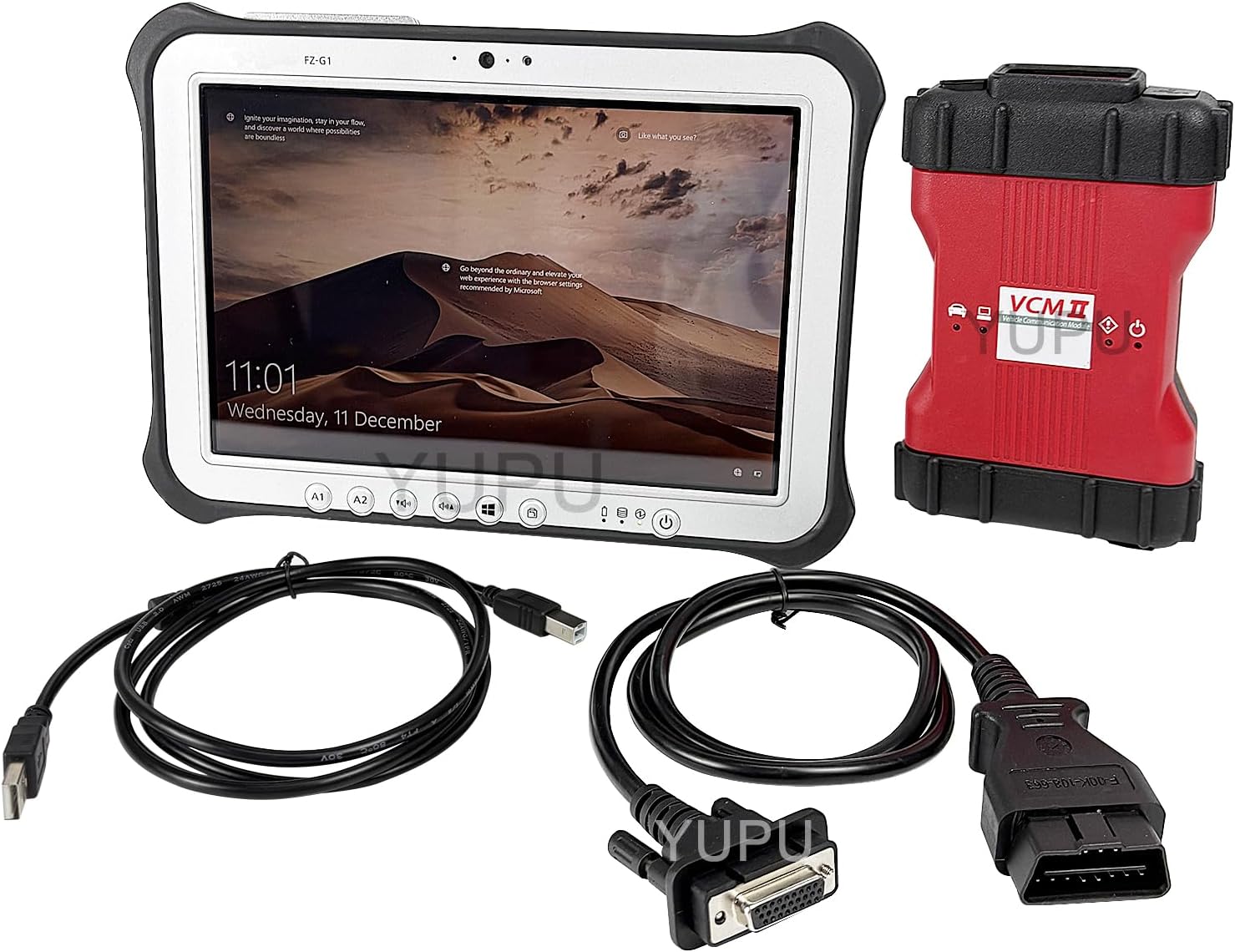 Amazon.com: VCM II Diagnostic Tool VCM 2 with Tablet FZ-G1 IDS V130 ...
