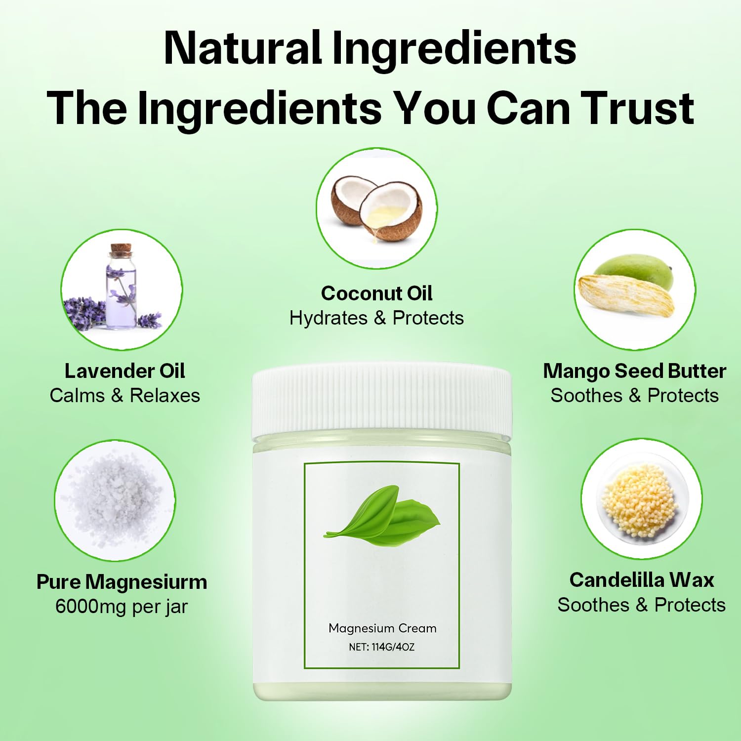 Snapklik.com : Magnesium Cream For Neuropathy, 115 ML 3.92OZ Magnesium ...
