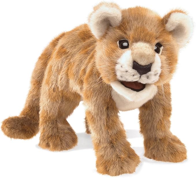 Amazon.com: Folkmanis African Lion Cub Hand Puppet Plush : Toys & Games