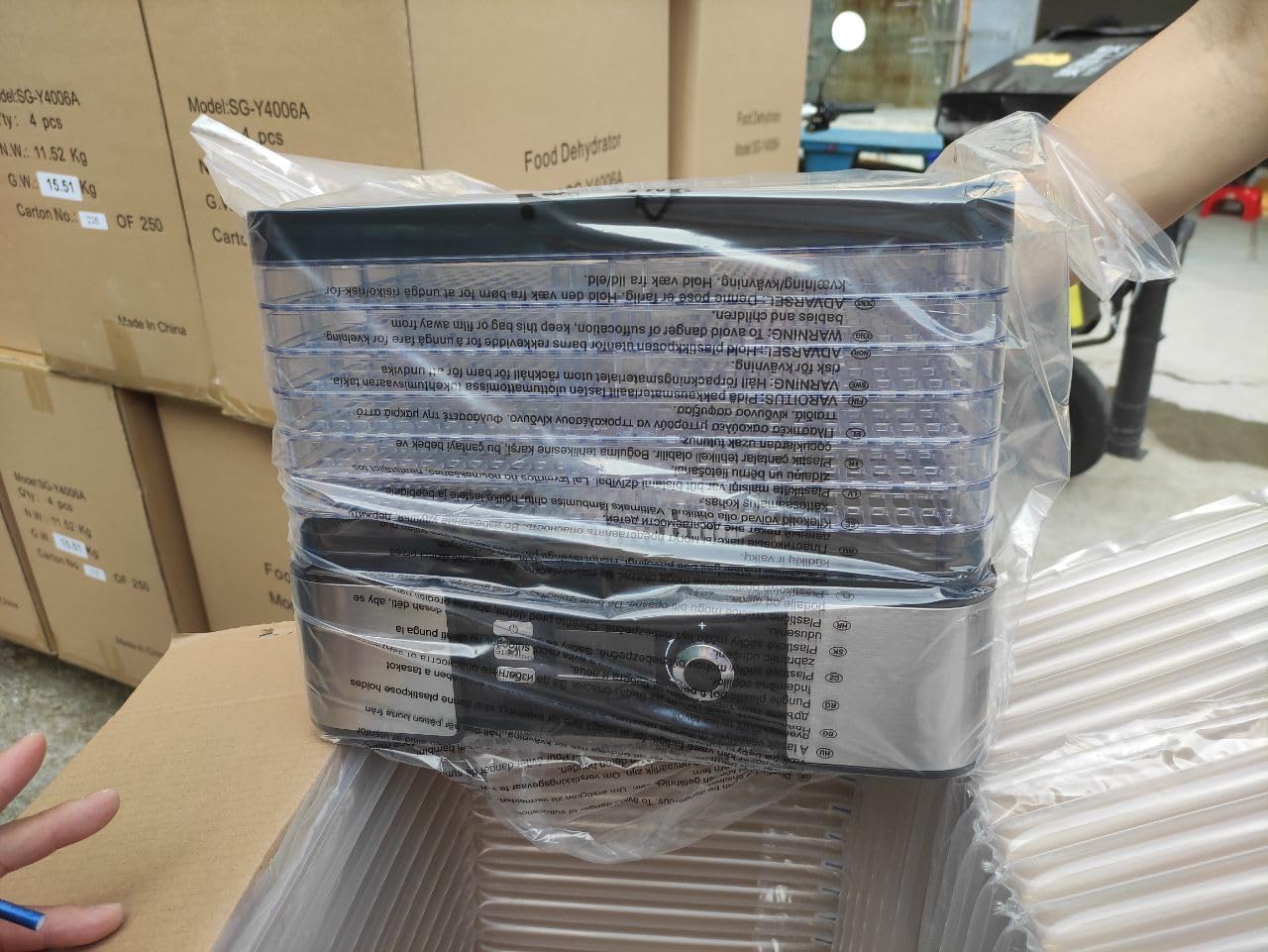 Amazon.com: Food Dehydrator Machine Dryer for Jerky: Stainless Steel ...