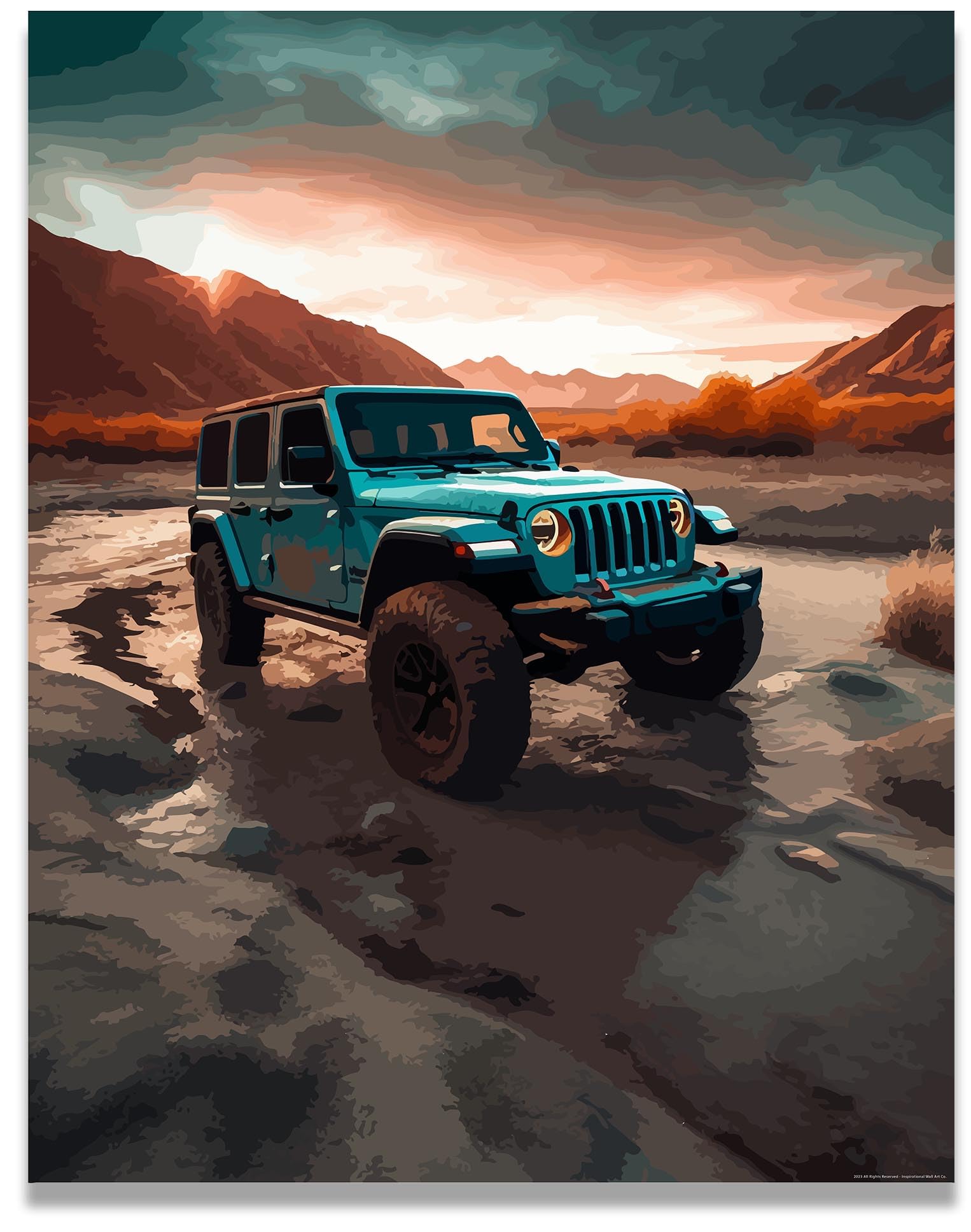 Amazon.com: Inspirational Wall Art Co. - Phantom | 2021 Jeep Wrangler ...