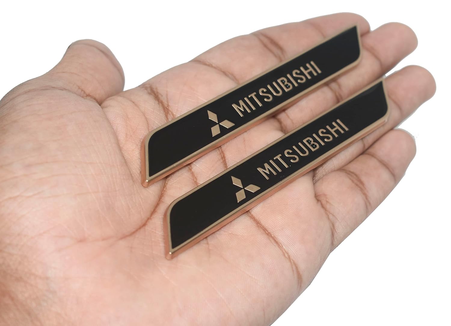 Bodyside Emblem Stickers for All Mitsubishi Cars, Metal (3) : Amazon.in ...