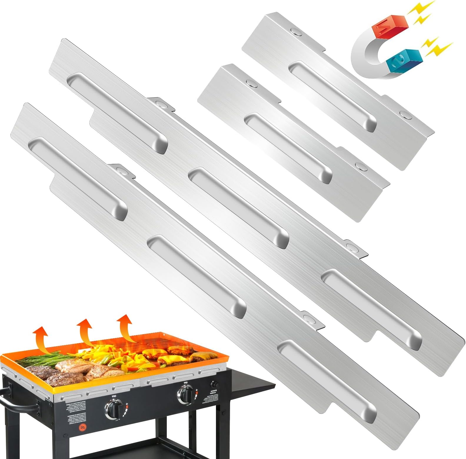 Amazon.com: Wind Guards for Blackstone 22 inch Griddle - Stainless ...