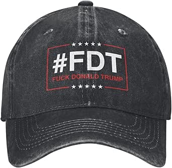 FDT Hat Fuck Donald Trump Anti 45 47 Hat for Men Baseball Caps Vintage ...