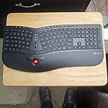 Amazon.com: X9 Performance Ergonomic Wireless Keyboard with Trackball ...