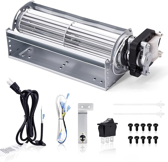 Amazon.com: Hiorucet GFB100 Ventless Fireplace Blower Fan Kits for GHP ...
