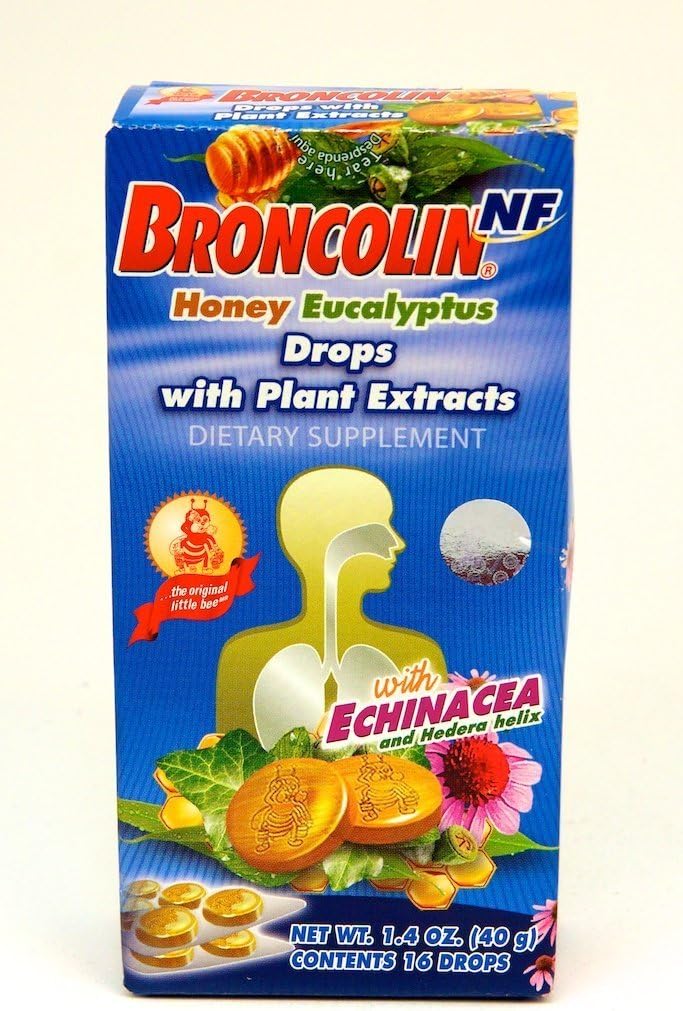 Broncolin Candy Drops - Mel Eucalipto (Pacote de 2) - Vitaminer Shop