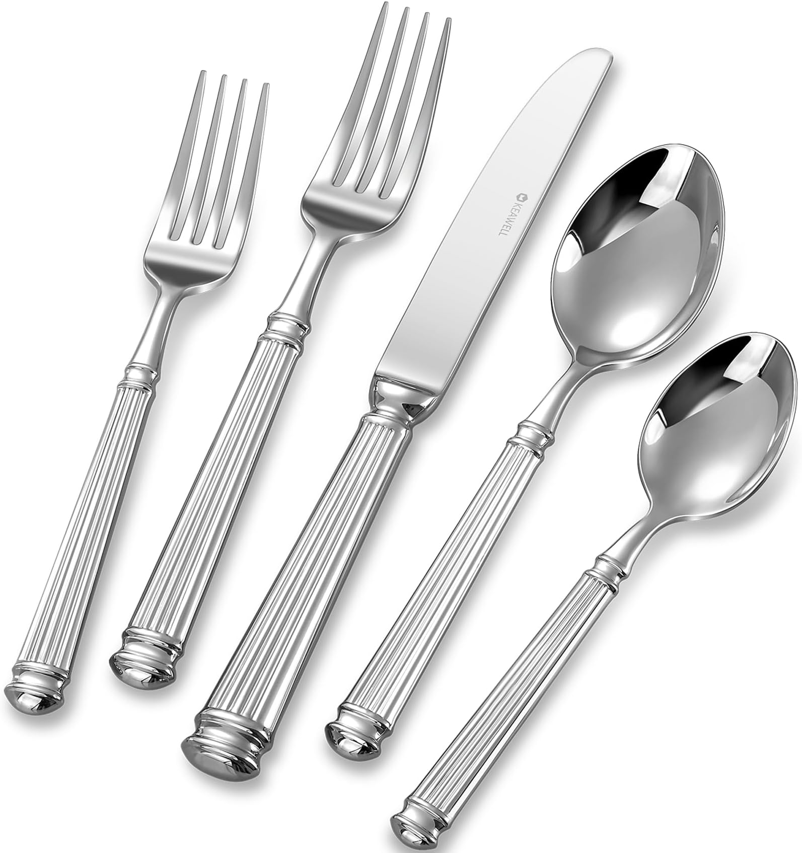 Amazon.com: KEAWELL Premium Prestige Silverware Set - Exquisite ...