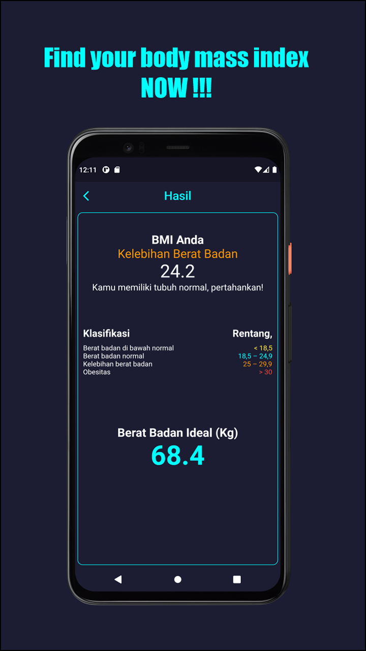 BMI Calculator - App on Amazon Appstore