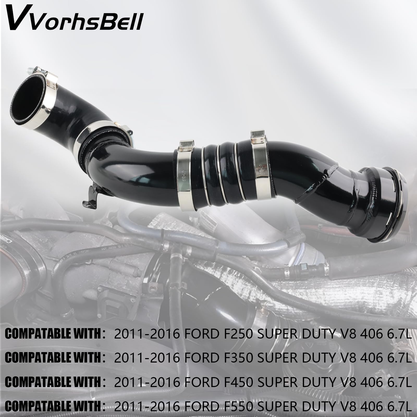 Snapklik.com : VVORHSBELL Cold Side Intercooler Pipe Compatible