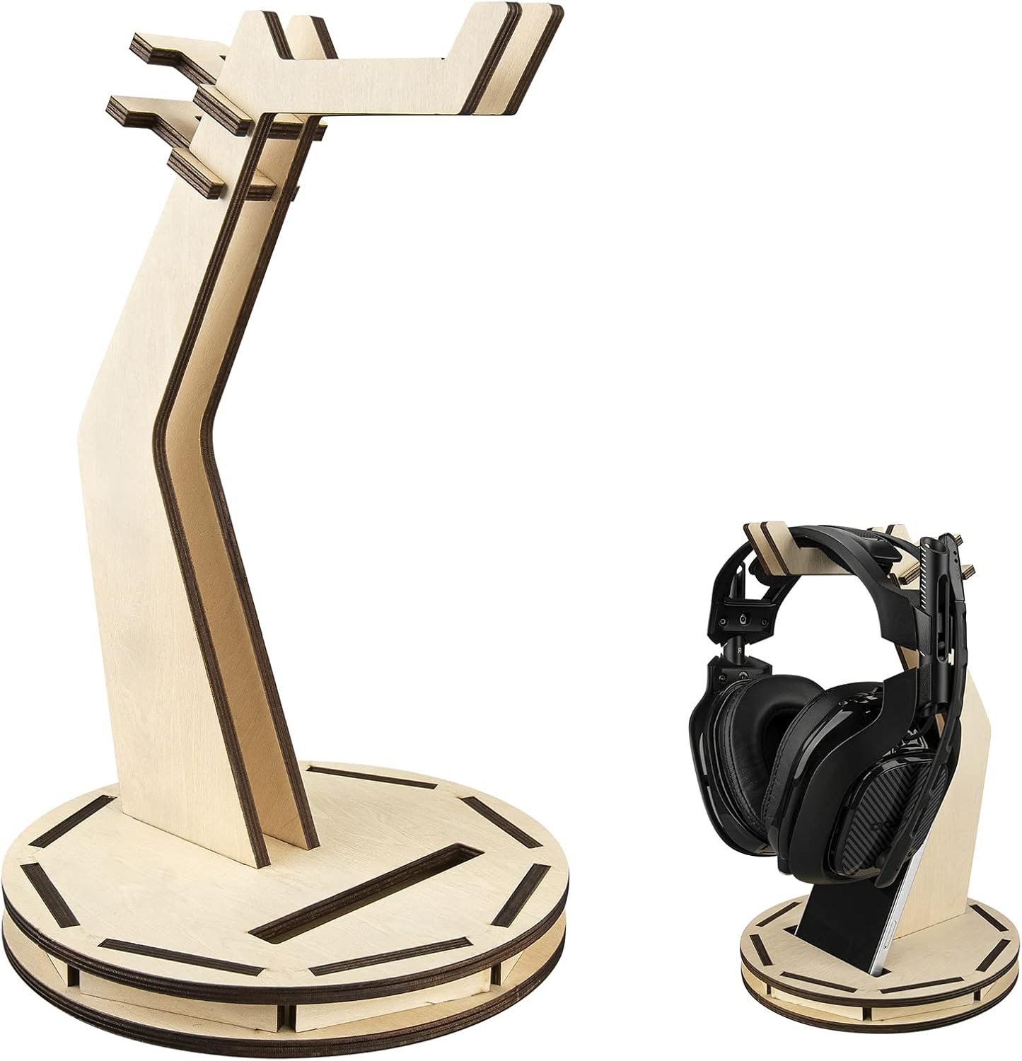 GEEKRIA Kopfhörerständer aus Holz für Over-Ear-Kopfhörer, Gaming ...