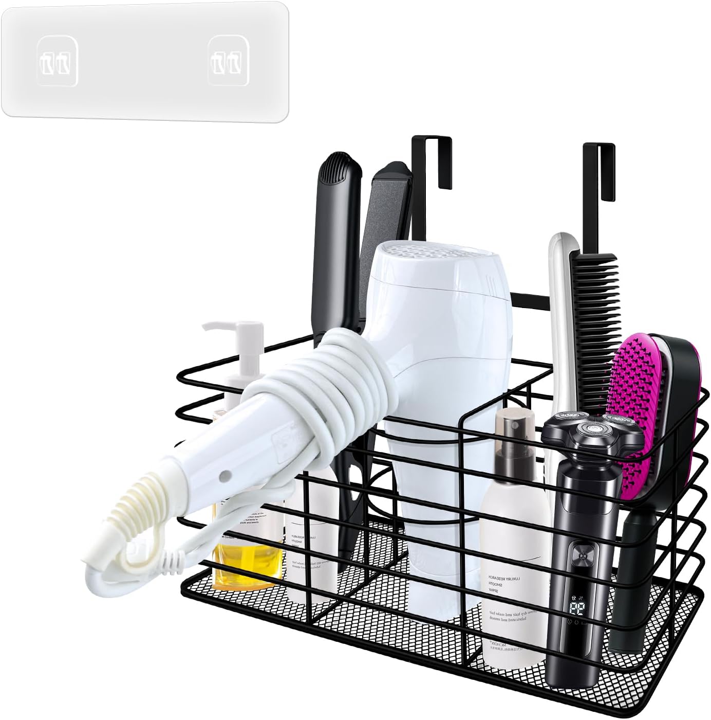 Amazon.com: Zamfoot,hair dryer holder,hair tool organizer,hair dryer ...