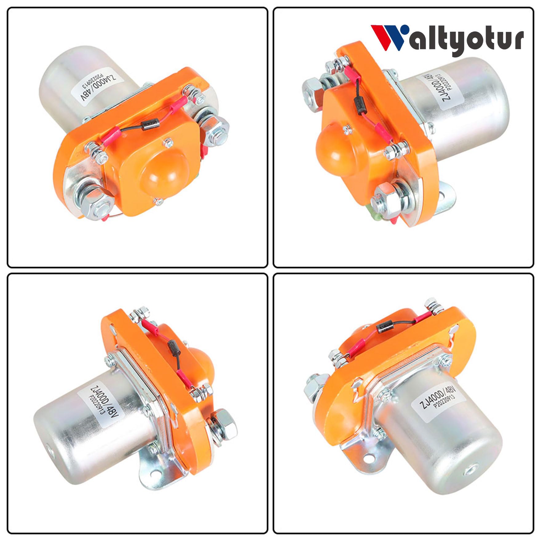 Snapklik.com : 48V 400A Contactor Solenoid Replacement For Heavy Duty ...