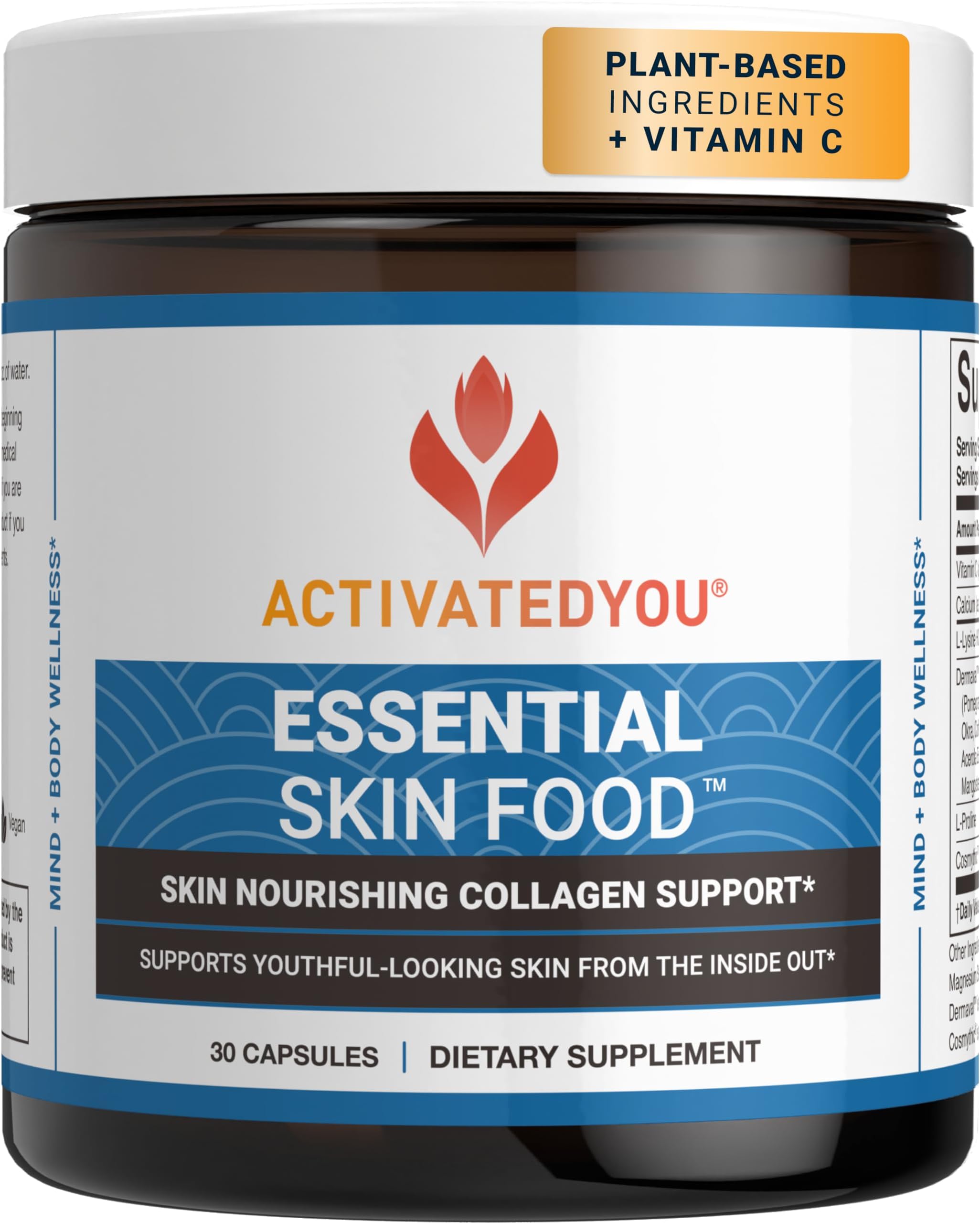 Amazon.com: ACTIVATEDYOU Essential Skin Food, Advanced Skincare ...