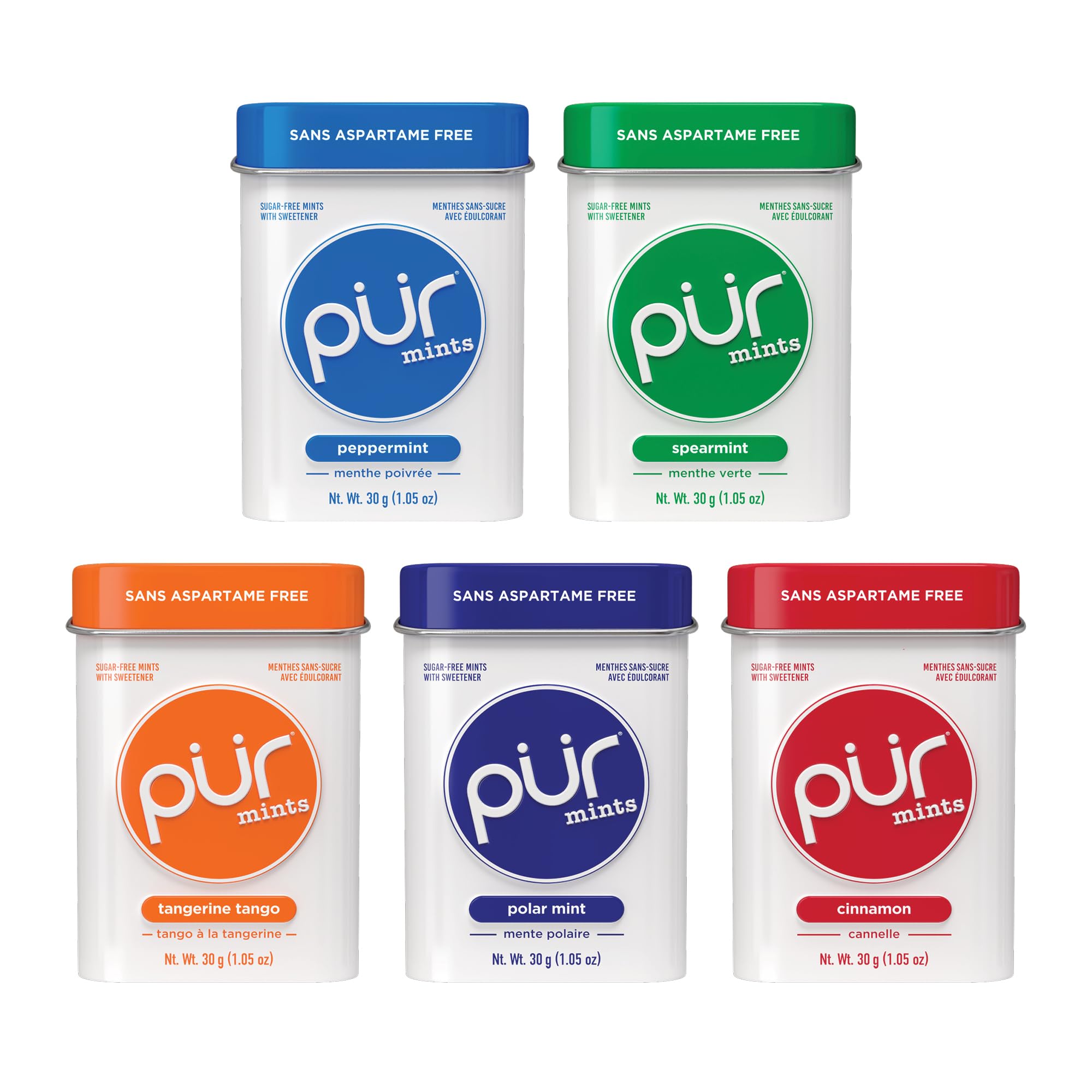 PUR Mints | Aspartame Free Mints | Made with Xylitol | Sugar Free ...