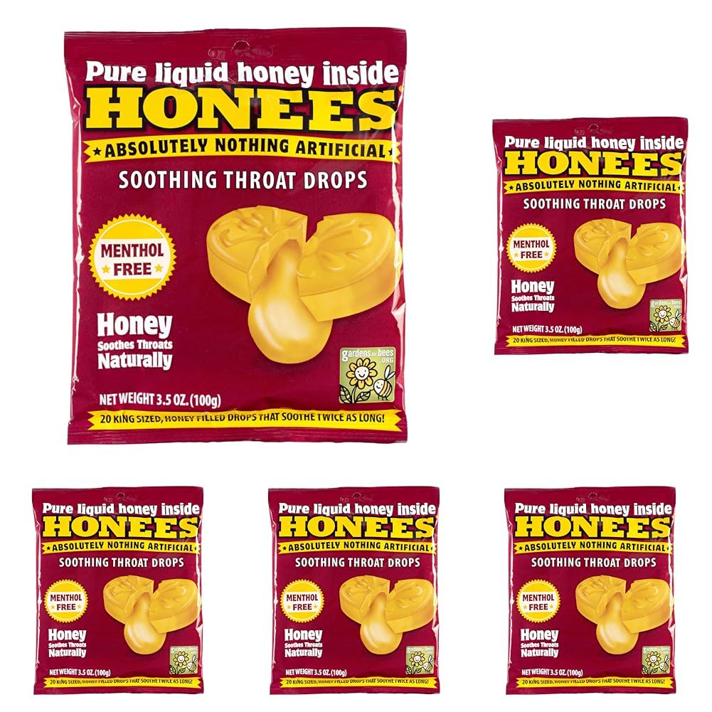 Snapklik.com : Honees Honey Filled Cough Drops - 20-Piece Single Pack ...