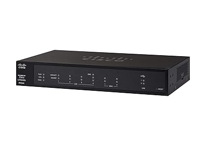 Cisco RV340 VPN Router | 4 Gigabit Ethernet (GbE) Ports | Dual WAN ...