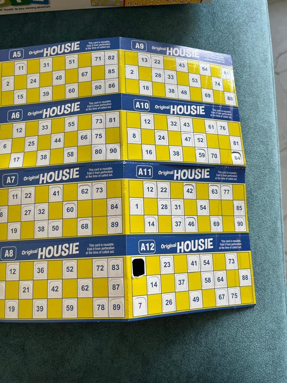 Buy RATNA'S Original Housie Game Set with 48 Reusable Tickets, Tambola ...