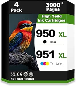 Amazon.com: 950XL 951XL Ink Cartridges Combo Pack Replacement for HP ...