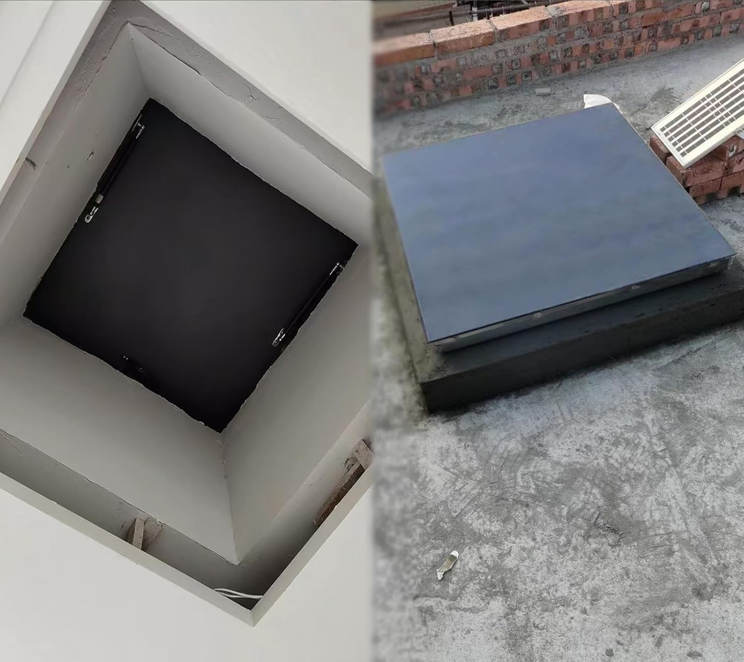 Amazon.com: Skylight Roof Window, Emergency Exit Roof Plate - Heavy ...