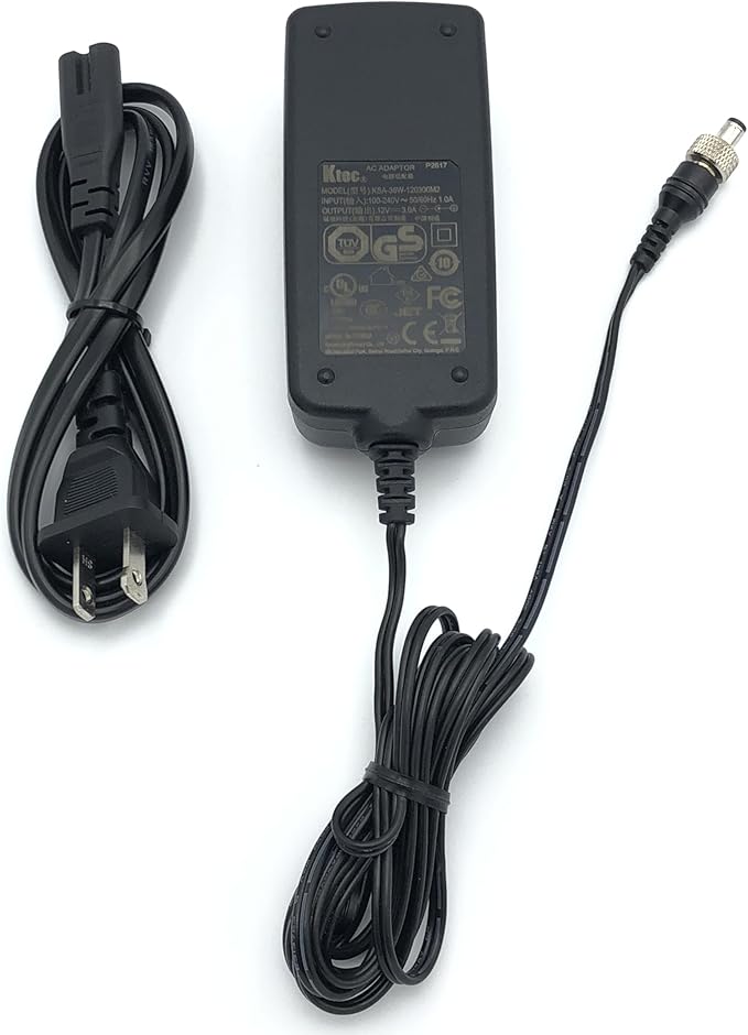 Amazon.com: Genuine Ktec KSA-36W-120300M2 12V 3A AC Adapter 36W Power ...