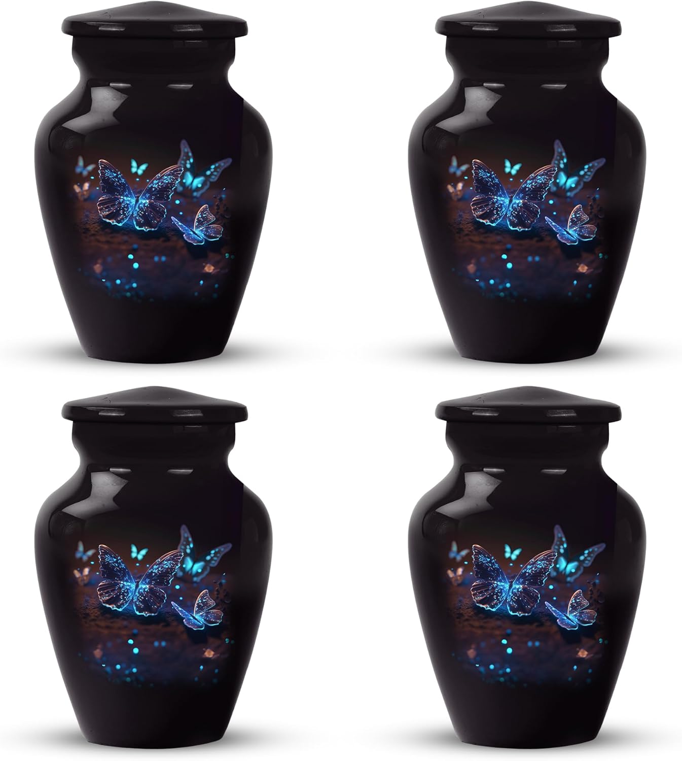 Amazon.com: JAGASY Blue Butterfly Urn - Butterfly Urns for Human Ashes ...